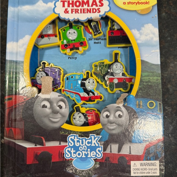 Other | Thomas Friends Stuck On Stories Book With Suction Cups | Poshmark
